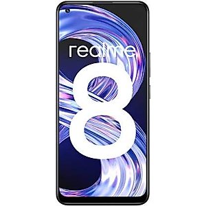 realme 8 Dual-SIM 128GB ROM + 4GB RAM (GSM only | No CDMA) Factory Unlocked 4G/LTE Smartphone (Cyber Silver) - International Version