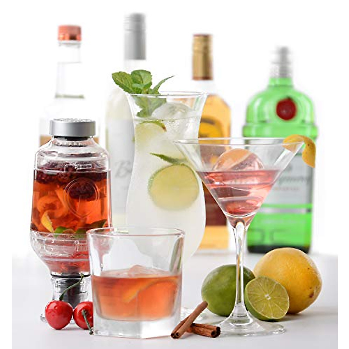 Prepara Tastemaker Craft Mixologist Liquor/Wine Infuser, 9 fl. oz, clear