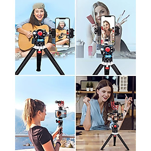 Camera Mini Tripod, Etour Lightweight Vlog Tripod Holder, Adjustable [Stable Handheld Vlogging Tripod] of DSLR Compatible with Sony A6000 Canon M50 G7x Mark ii/Phone, Table Stand for Vlogger Creator