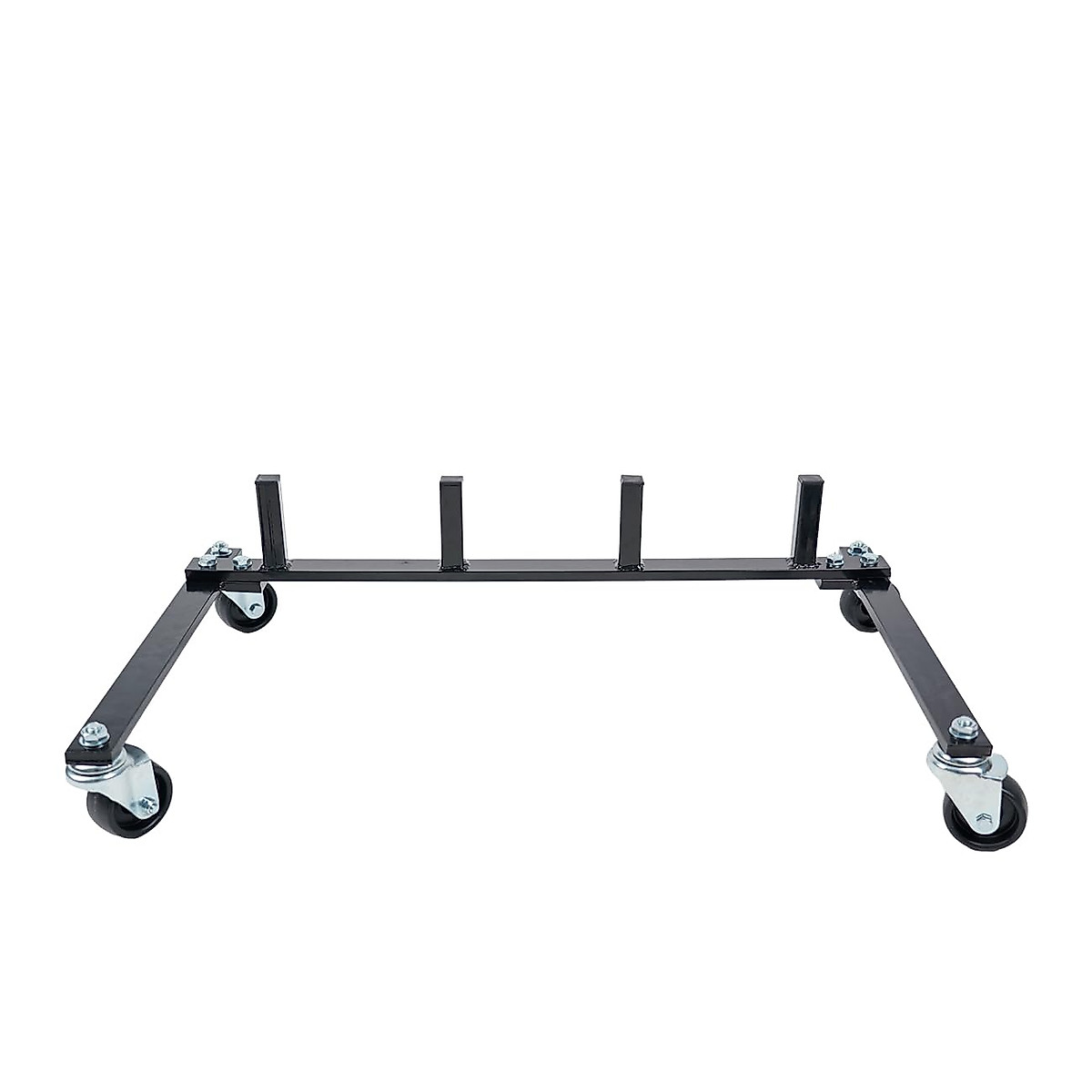 biosp Car Dolly Rack, Jack Stands Cart Storage Rack, Hydraulic Trolley Organizer Holder, Four Wheel Dollies Capacity, Four 360-Degree Rolling Casters, 31''*19''*4'', Transporter Trailer Accessories