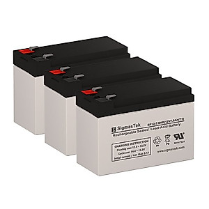 Razor EcoSmart Metro 12 Volt 7.5 AmpH Replacement Scooter Batteries - Set of 3