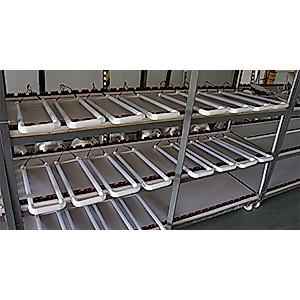 jimwhen 10 Pack T8 T10 T12 U-Bend Light Fixture,LED U Shaped Bulbs,18W(40W Equivalent),2200LM Super Bright,5000K Daylight,Dual-End Powered,Ballast Bypass,2FT LED U Bent Light Bulb for Office,School