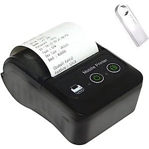 GZGYNADAST Bluetooth Thermal Receipt Printer 58mm, Android Wireless Portable Mini Pocket Invoice Bill Ticket pos Printer for Small Business, Compatible with Android/Windows/Linux,NOT for iOS/ipad/MAC