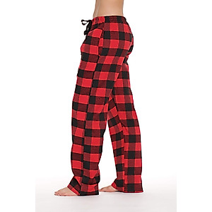 #followme Flannel Pajama Pants for Women Sleepwear PJs 45805-10195-RED-XS