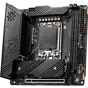 MSI MEG Z690I Unify Gaming Motherboard (Mini ITX, 12th Gen Intel Core, LGA 1700 Socket, DDR5, PCIe 5, 2.5G LAN, M.2 Slots, Wi-Fi 6E) (Renewed)