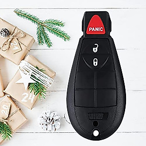 Key Fob Replacement for Dodge Charger Challenger Charger Grand Caravan Chrysler 300, RAM 1500 2500 3500 Keyless Entry Remote Start Control M3N5WY783X, Set of 2