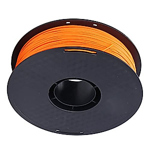 PLA Filaments, High Purity Filament Printing Materials Good Tensile Strength Plastic for Printing(Orange)