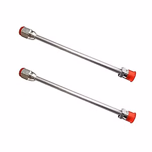 Extension Rod for Sprayer Airless Nozzle Extension Spray Gun Paint 2Pcs x 30CM (11.8Inch)