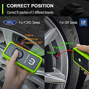 JDIAG 2IN1 TPMS Relearn Tool Super EL50448 for GM and Ford Tire Pressure Monitor Sensor TPMS Reset Tool 2023 Edition