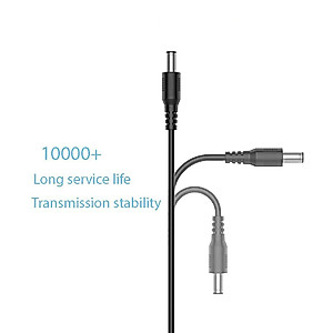 Wall AC Adapter Power Cord Compatible for RESTECK,Vellax,Medcursor,Mirakel,InvoSpa Shiatsu Back Shoulder and Neck Massager Charger Power Supply 12V（Only Fit for 12V Massager ）