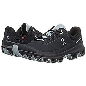 ON Running Womens Cloudventure Synthetic Textile Black Cobble Trainers 9.5 US