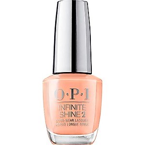 OPI Infinite Shine 2 Long-Wear Lacquer, Crawfishin' for a Compliment, Orange Long-Lasting Nail Polish, 0.5 fl oz