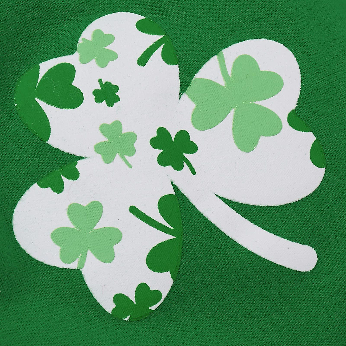 XFGLCK Toddler Kids Baby Girls St.Patrick's Day Outfits Flare Tunic Long Sleeve Dress Shirt Shamrock Print Pants Scarf Sets (Green St.Patrick's day outfits, 12-18 Months)