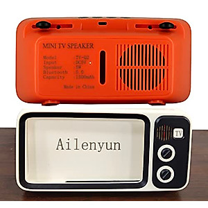 Ailenyun Phone Screen Bracket TV Style Mobile Phone Holder. with Speaker. for iPhone 8 Plus / 7s Plus/7 Plus / 6s Plus/ 6 Plus .A Idea Gifts for Family, Girl/Boy Friend.