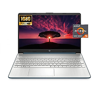 HP 2022 Latest Laptop, 15.6" FHD (1920 x 1080) IPS Display, AMD Ryzen 5 5500U (Beats i7-1065G7), Up to 4.0GHz, 9 hr Battery Life, HDMI, Webcam, Fast Charge, Type-C, Win 11 (16GB RAM | 1TB SSD)