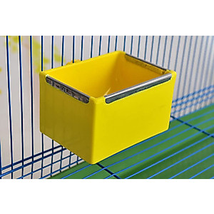 Litewoo Bird Food Bowl Feeder Colorful Basin Durable Cage Accessories Suitable for Birds Parrot Parakeet Cockatiel Budgie Finch Hamster Rat