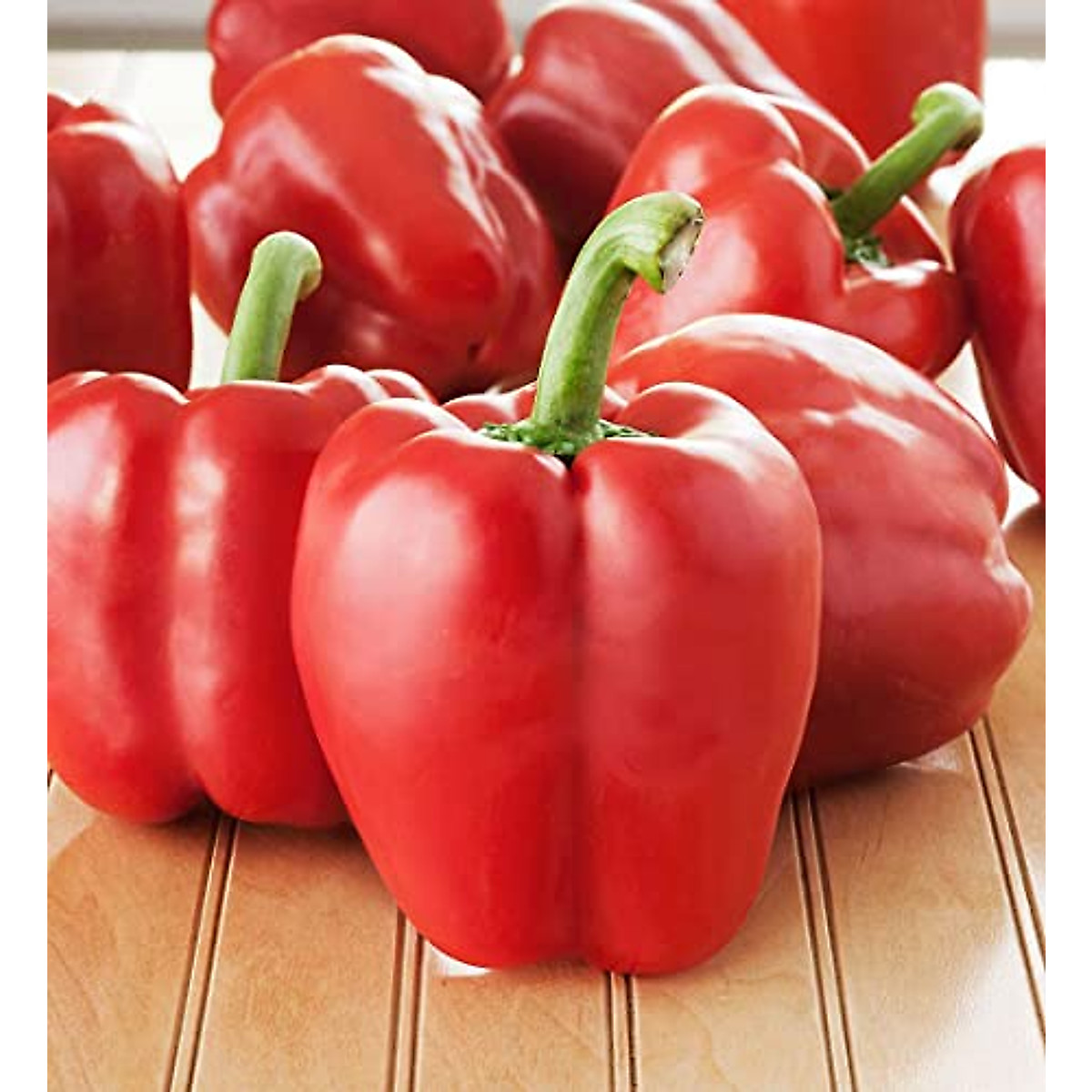 Big Red Bell Pepper Seeds for Planting, 50+ Heirloom Seeds Per Packet, (Isla's Garden Seeds), Non GMO Seeds, Botanical Name: Capsicum annuum, Great Home Garden Gift
