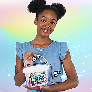 COMPOUND KINGS Fluffy Scented Crystal Clearz Slime Bucket by Nichole Jacklyne for Girls & Boys | Sensory Toys | Non-Sticky | Stress-Reducing Tacticle