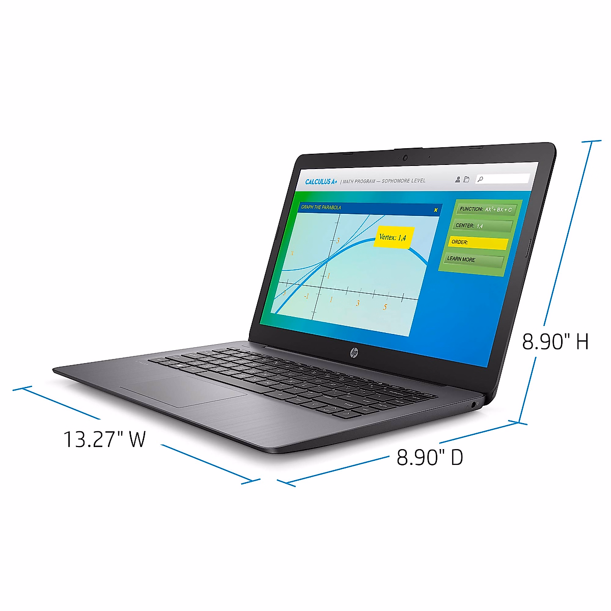 HP Stream 14-inch Laptop, Intel Celeron N4000, 4 GB RAM, 32 GB eMMC, Windows 10 Home in S Mode With Office 365 Personal For 1 Year (14-cb182nr, Brilliant Black) (9MV72UA#ABA)