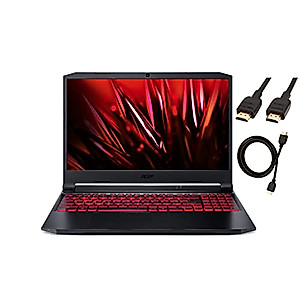 Acer Nitro 5 15.6" FHD 144Hz IPS Display Gaming Laptop | AMD Ryzen 5 5600H | NVIDIA GeForce RTX 3060 | 16GB RAM | 512GB SSD +1TB HDD| Backlit Keyboard | Windows 11 | with HDMI Cable Bundle