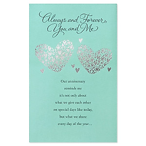 American Greetings Romantic Anniversary Card (Greatest Gift)