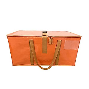 Extra Large Storage Bags with Zipper for Clothes, Toys, Blankets, Moving, Comforters, Dorm Storage, Closet Organization - Space Saving Bags, Reusable (Set of 6)