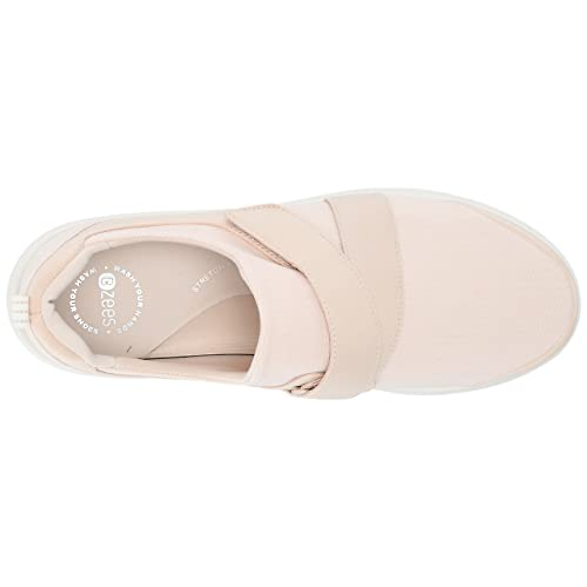 BZees Womens Refresh Slip-On Sneaker Almond 8 W