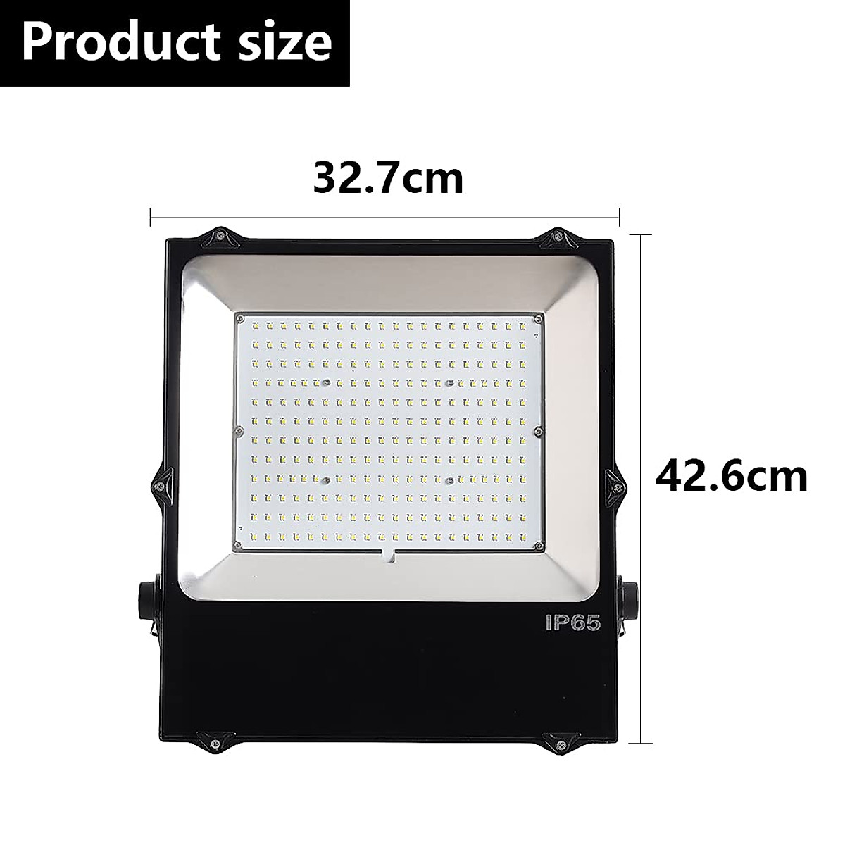 OSTEK 150W LED Flood Light, 21000LM Outdoor Commercial Lighting IP65 Waterproof，450W HPS Equivalent, Daylight 5000K, Security Floodlight for Home, Backyard, Patio, Garden ETL DLC (150)