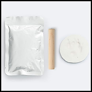 Montessori & Handmade Pet Dog Urns for Ashes, Dog or Cat Memorial Urns for Ashes, Wooden Pet Cremation Box with Picture Frame, Paw Print Making Kit Included, 4" x 6" Photo Insert (Black)