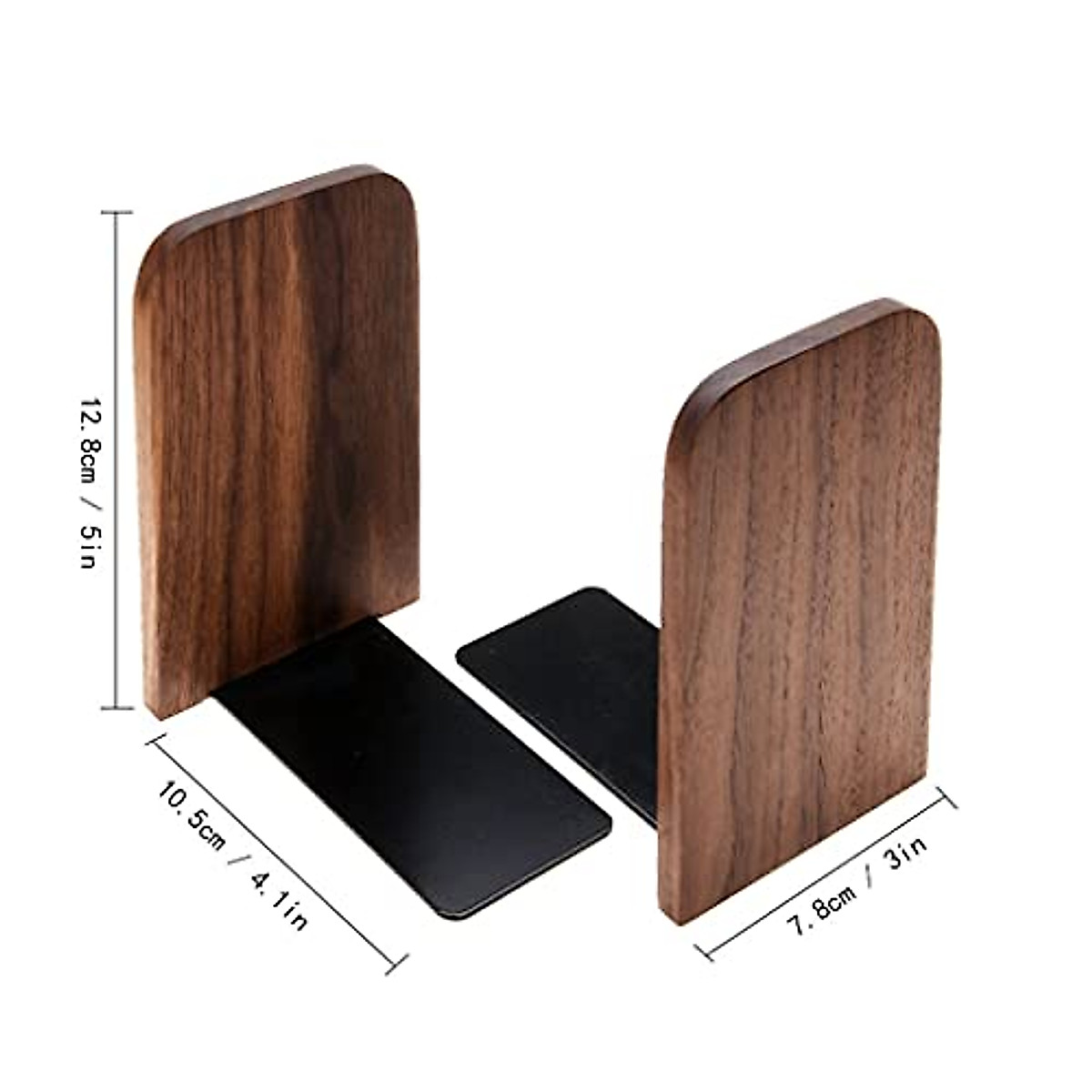 Book Ends for Shelves Small Bookends Bookshelf Anti-Mobile Desktop Bookend Student Books Finishing Racks Office Living Room Desktop Decoration Book Ends Office Book Stand