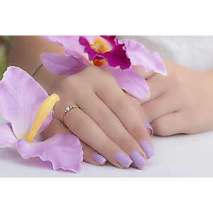 Gold-Filled Anxiety Fidget Ring With Blue Opal - One Size Anxiety Relief Ring With Beads - Fidget Spinner in 14K Gold - Meditation Fidget Ring - Unisex Ring Jewelry for Anxiety