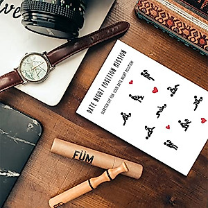 Naughty Date Night Scratch Off Card, Funny Valentines Day Card for Him, Cheeky Anniversary Card for Husband, Date Night Position Mission Card