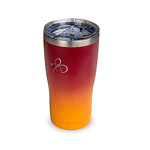 Bright Line Eating Signature B Logo 20oz Stainless Steel Travel Mug - Insulated, Dishwasher Safe, BPA Free, Includes Slider & Flip Lids