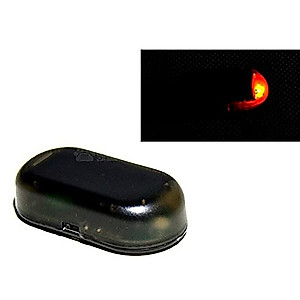 1.2V80mA Fake Solar Car Alarm Led Light Security System Warning Theft Flash Red Rechargeable Battery with USB