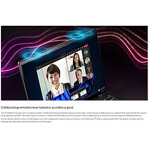 Lenovo Gen 11 ThinkPad X1 Carbon Laptop with Intel Core i5-1335U Processor, 14" WUXGA Non-Touch Display, 16GB LPDDR5 RAM, 512GB Gen4 Performance SSD, Thunderbolt, Backlit Keyboard and Windows 11 Pro