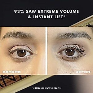 Milani Highly Rated Anti-Gravity Black Mascara with Castor Oil and Molded Hourglass Shaped Brush & Milani Highly Rated Lash and Brow Enhancing Growth Serum