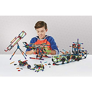 K'nex Intermediate 60 Model Building Set - 395 Parts - Ages 7 & Up - Creative Building Toy, Multicolor, includes K'NEX Parts and Pieces, Instruction Booklet, Medium