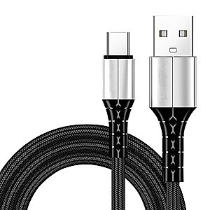 BGNTBUK Universal Charging Cable Type C USB Cable 5A Fast Charging Nylon Braided Data Cable Suitable for Android Charging Fast Charging Android Cord