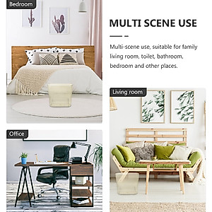 Cabilock Trash Can Garbage Can Bins for Organization Trash Bucket Trash Container Trash Bin Waste Basket Kitchen Wastebasket Bathroom Wastebasket Large The Pet Flower Bucket Office