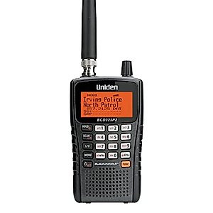 Uniden BCD325P2 Handheld TrunkTracker V Scanner. 25,000 Dynamically Allocated Channels. Close Call RF Capture Technology. Location-Based Scanning and S.A.M.E. Weather Alert. Compact Size.