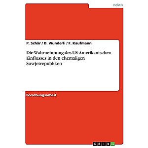 Die Wahrnehmung des US-Amerikanischen Einflusses in den ehemaligen Sowjetrepubliken (German Edition)