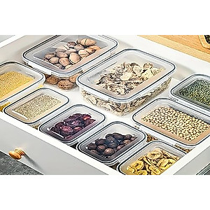 Large Size Food Storage & Fresh Produce Container with Built-in Removable Strainer - Fresh Produce Saver - BPA-Free, Leak-Proof Lid (Large)