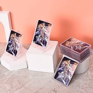 DITMOGF 20 Pcs Card Brick Hard Card Sleeves Trading Cards Sleeves Kit Hard Transparent 3.7x2.6x0.19 ZJ-ZHIJIA-020 card sleeve