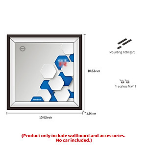 iLuane Display Wallboard for Lego Speed Champions 2 Fast 2 Furious Nissan Skyline GT-R (R34) 76917 Race Car Toy, Adult Collectibles Wall Mount, Home or Office Décor (No Car Included)