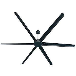 Westinghouse Lighting 7224800 Widespan Industrial Ceiling Fan with Remote, 100 Inch, Matte Black