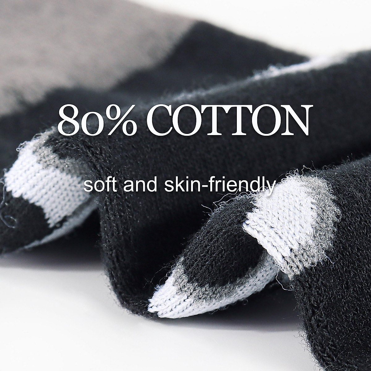 Jeasona 60th Birthday Gifts for Men Funny Fun Black Crew Cotton Socks