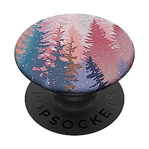 Trees Floral Pattern Phone Popper PopSockets Standard PopGrip