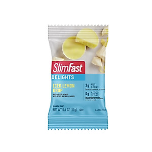 SlimFast Delights Iced Lemon Drop Snack Cup, 10 Count