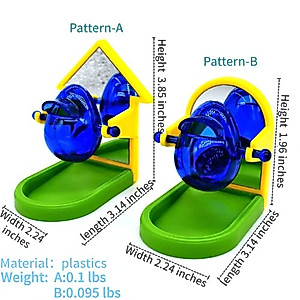 Bird Intelligence Toy, Parrot Feeder Toy Supplies Fun Training Leaking Food Items Budgie Cockatiel Foraging Development Intelligence Bird Toy(Color Randomly) (B)
