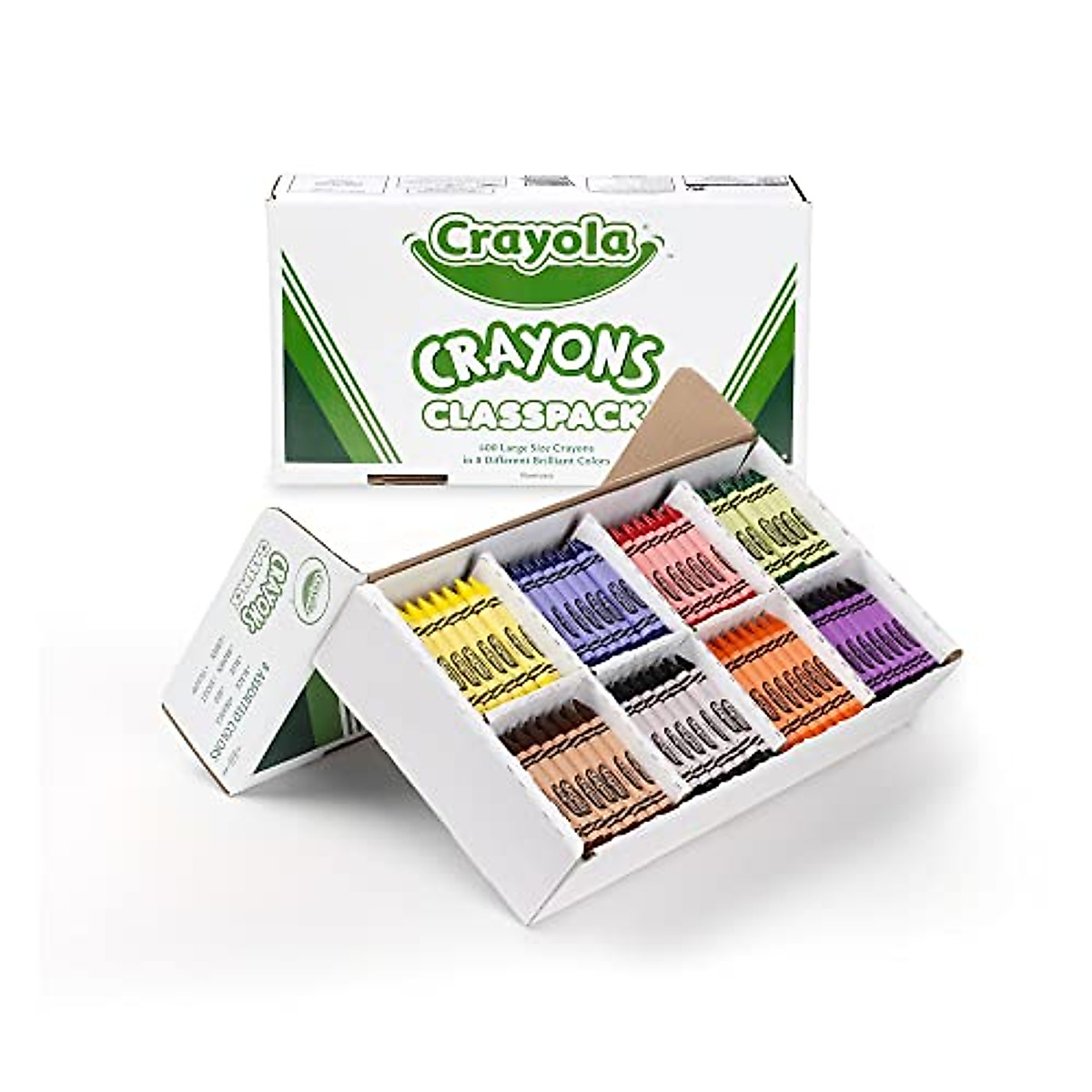 Crayola Crayon Classpack, Large Crayons, 400ct, Bulk Crayons for Classroom, School Supplies for Teachers
